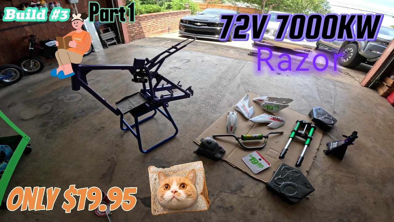 72V Razor MX650 U-haul Build #3 Part 1. - YouTube