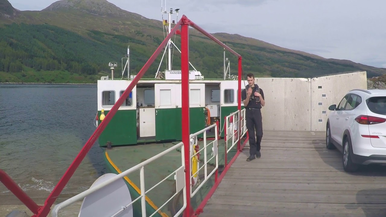 The scenic route to The Isle Of Skye via the original Glenelg ferry ...