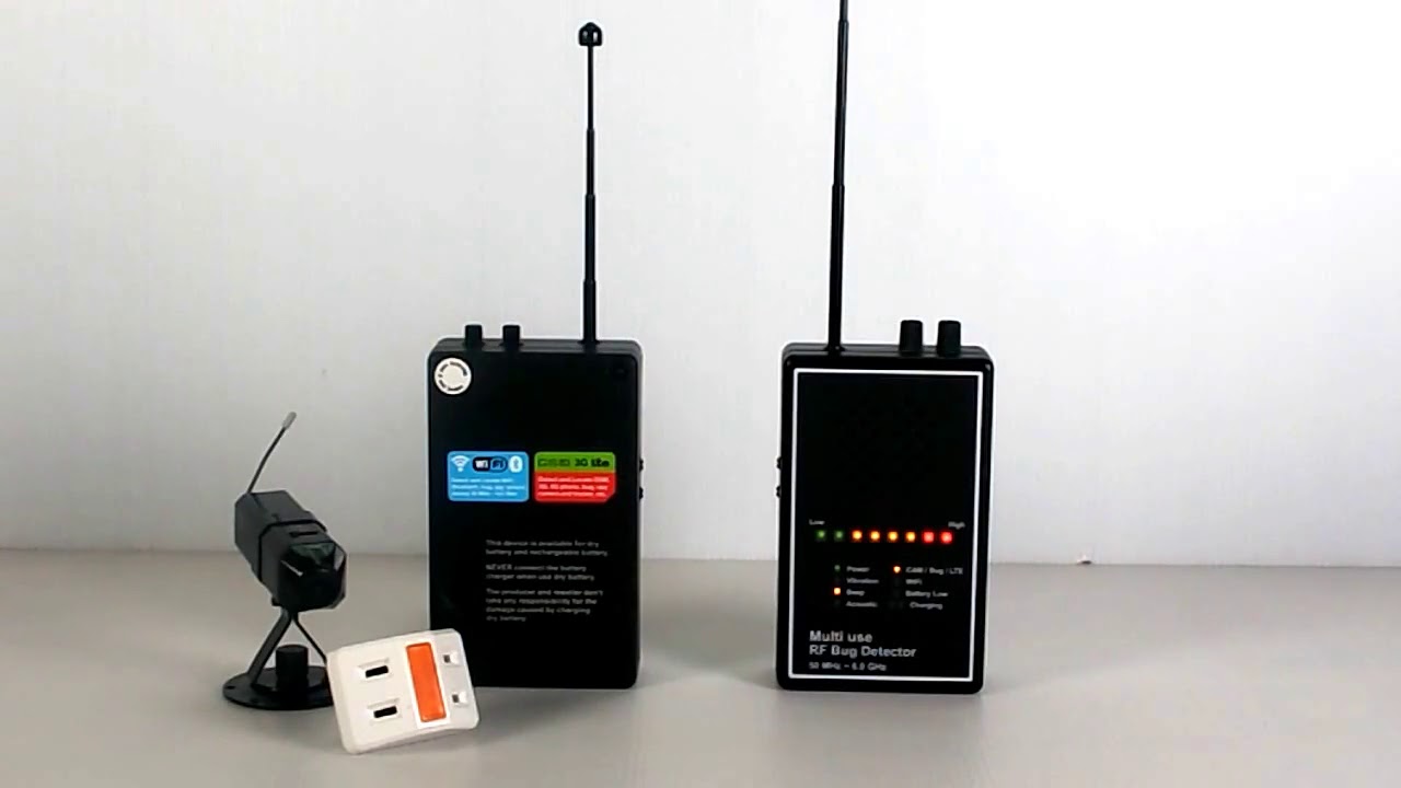 Universal Multi use RF Bug Detector - YouTube