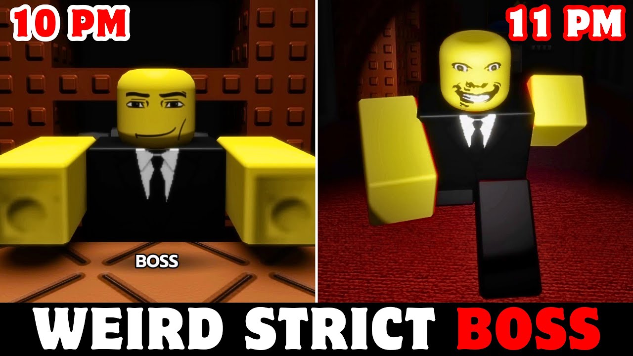 Weird Strict Boss - Full Walkthrough | Roblox Weird Evil Boss - YouTube