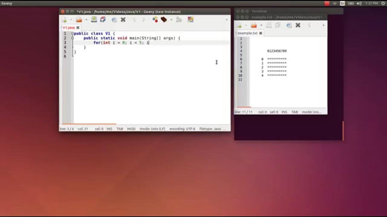 Java Nested Loops (star box) - YouTube