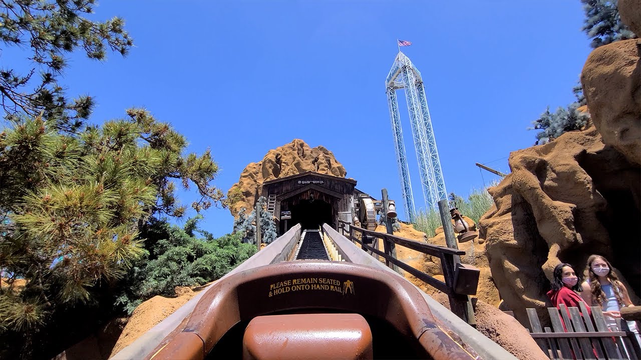 Timber Mountain Log Ride Knott's Berry Farm POV 2021 - YouTube