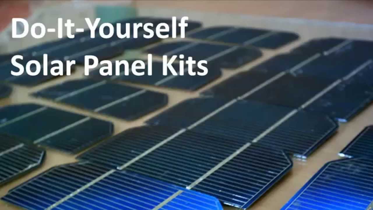 DIY Solar Panels - YouTube