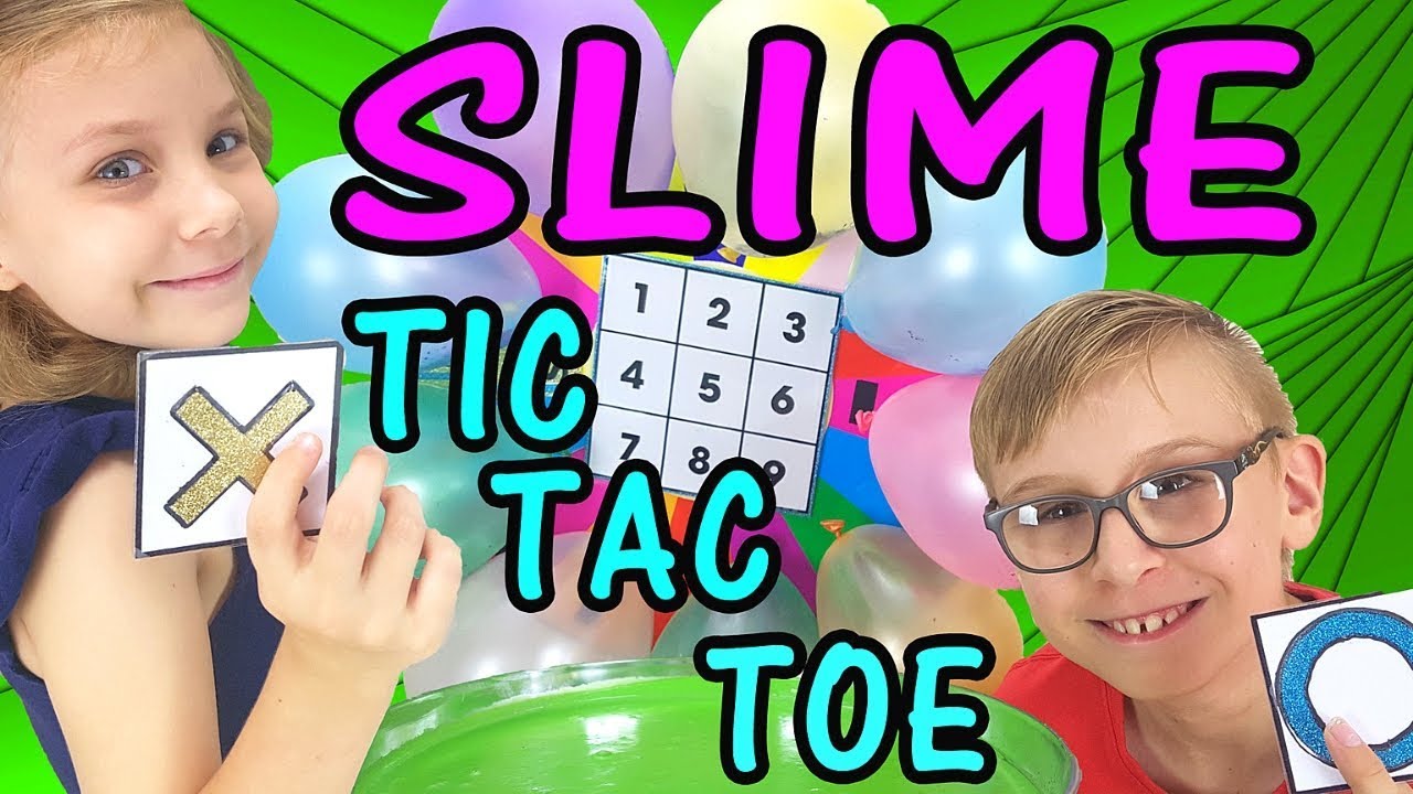 Slime Tic Tac Toe - YouTube