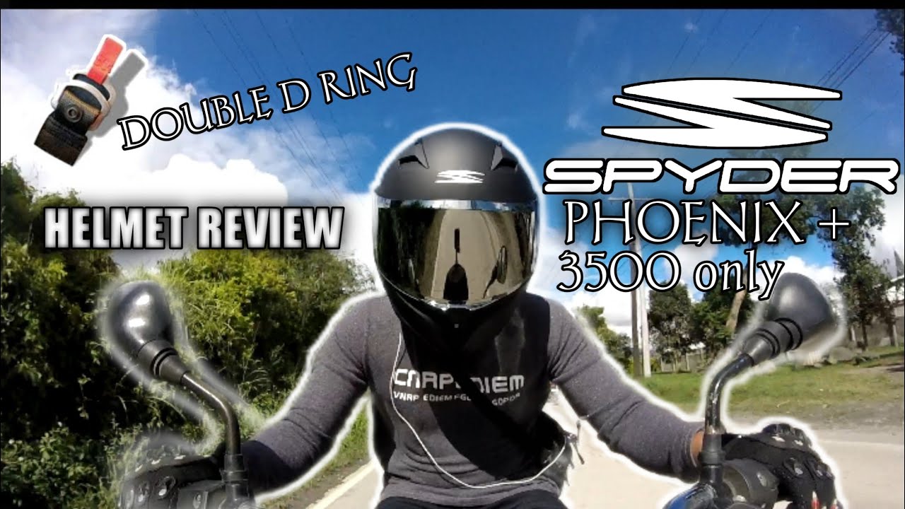 SPYDER PHOENIX + | STANDARD HELMET REVIEW | FIRST MOTOVLOG IN 2022 ...