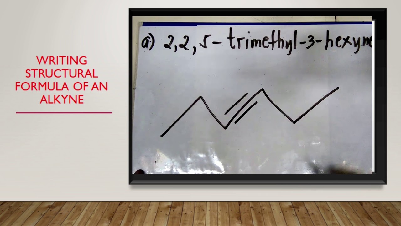 ALKYNE & CYCLOALKANE (Naming & Writing structural Formula) - YouTube