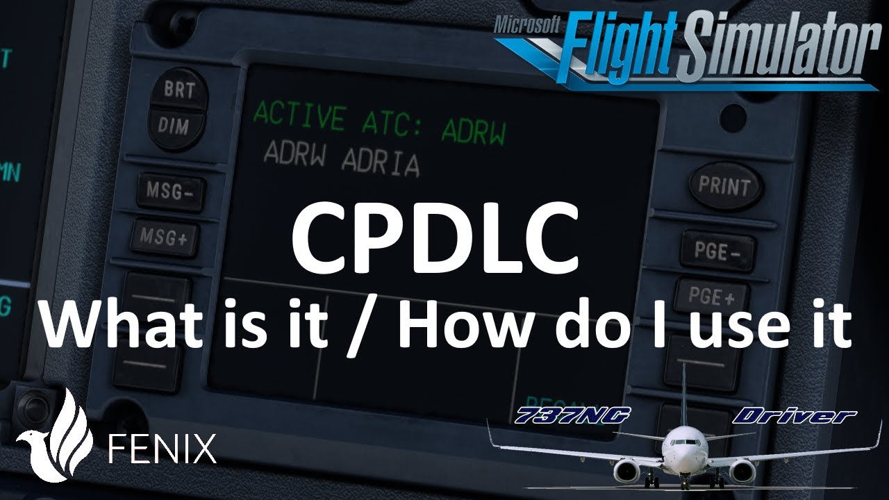 CPDLC - What is it, how do I use it? | Real 737 Pilot - YouTube