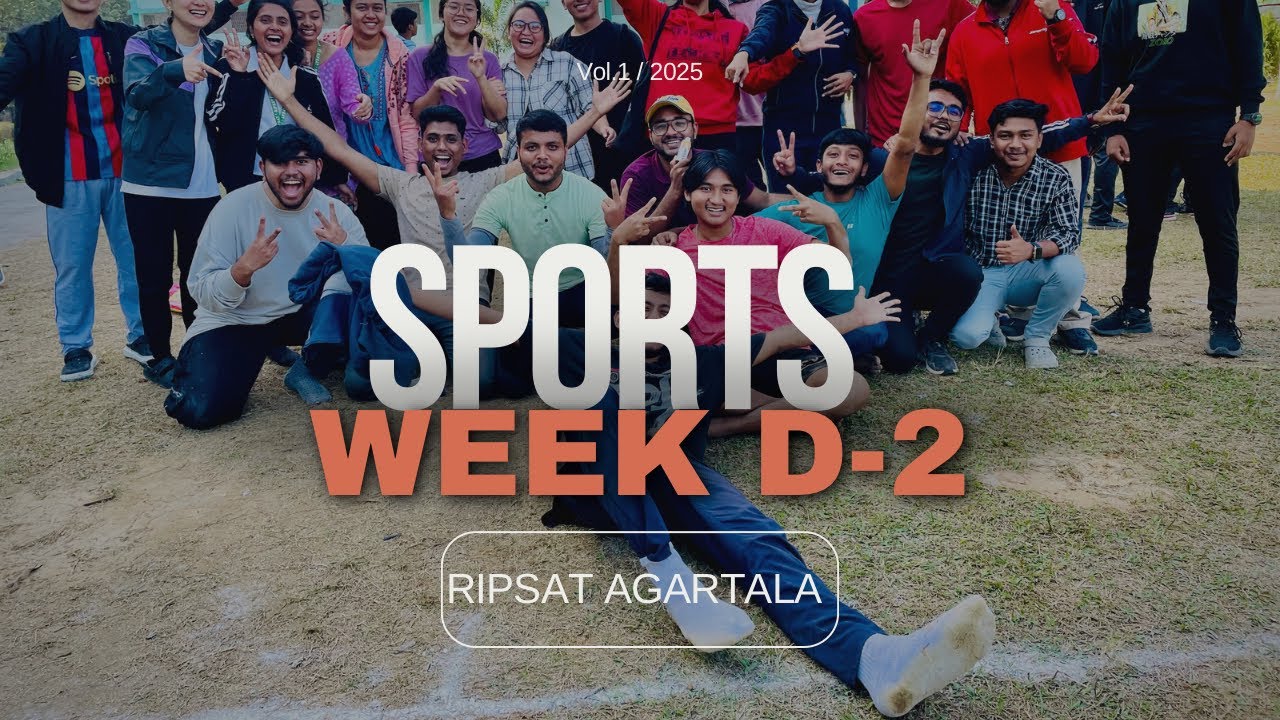 RIPSAT COLLEGE SPORTS WEEK 2k24 DAY 2| #trendingshorts #tripura # ...
