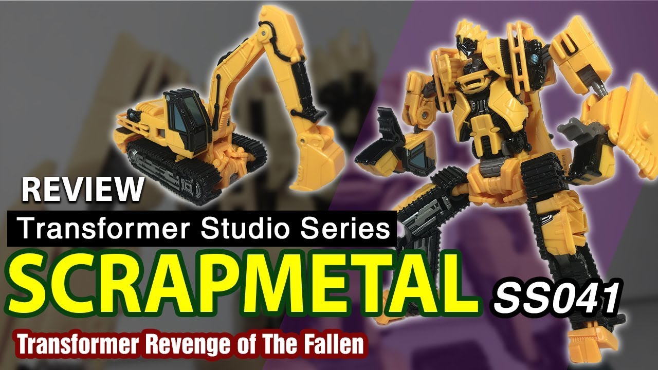 Transformer studio series 041 Deluxe class SCRAPMETAL Review - YouTube