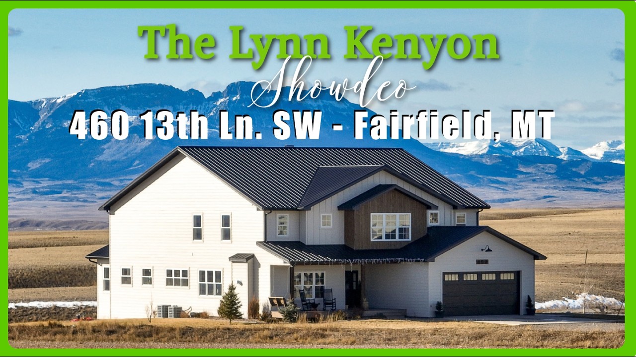 The Lynn Kenyon Showdeo: 460 13th Ln. SW - Fairfield, MT - YouTube