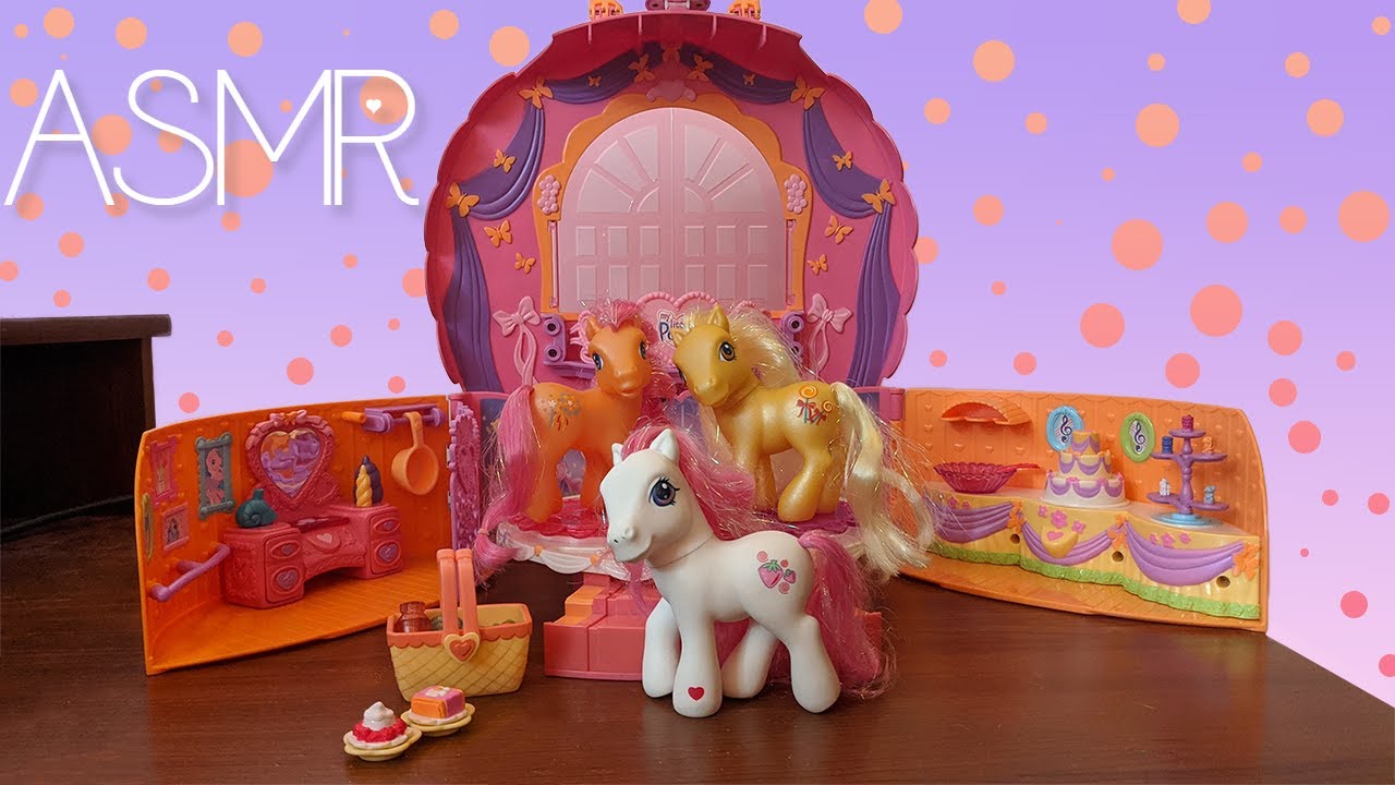 ASMR - My Little Pony Toy Set + Accessories | Tapping | (Whispered ...