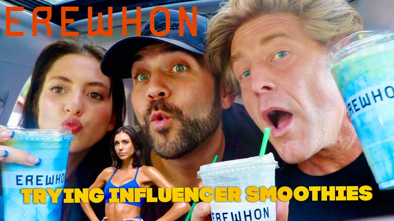 TRYING $17 INFLUENCER SMOOTHIES!! - YouTube