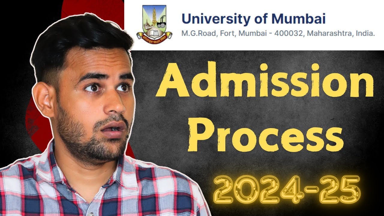 Admission process 2024-25 University of Mumbai, Online Application for First Year UG Fresher ...