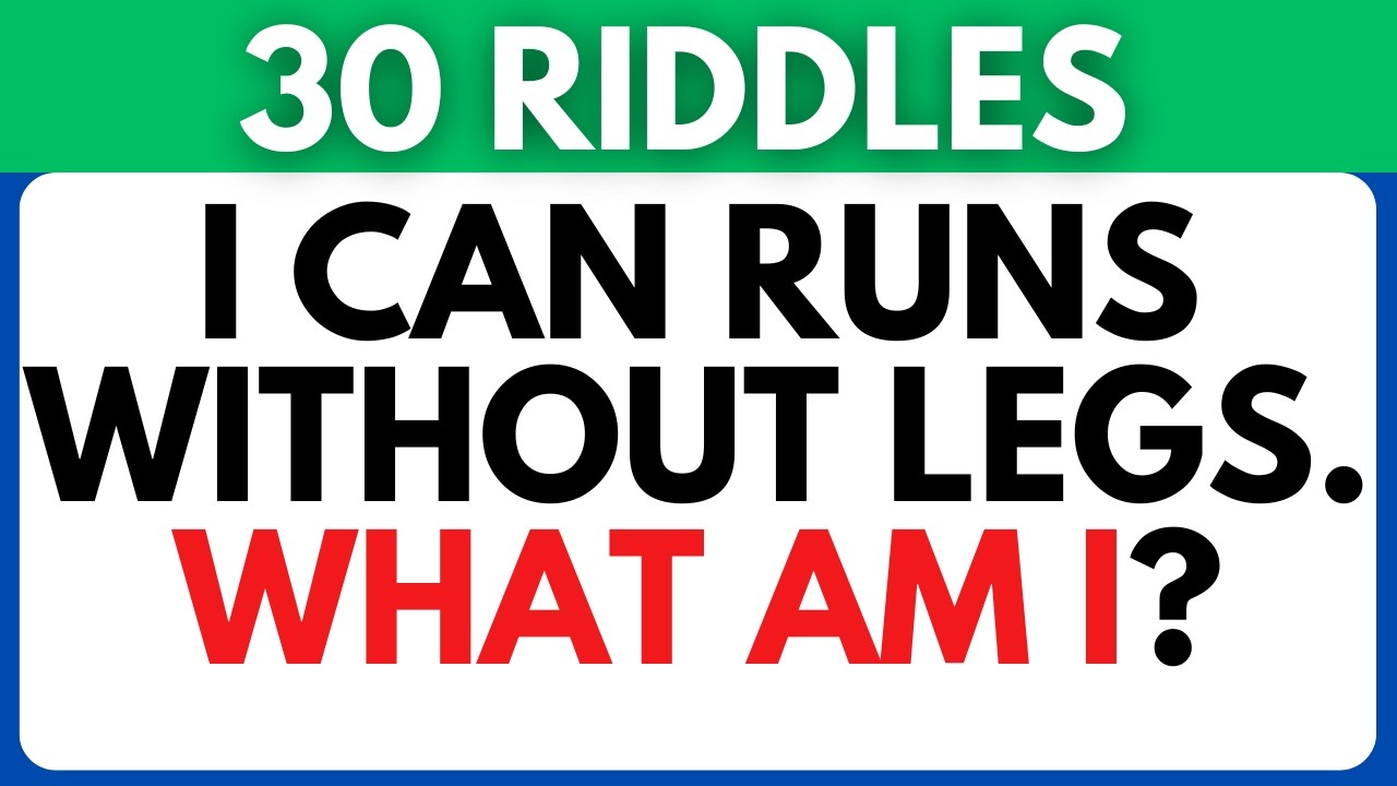 30 Clever Riddles to Challenge Your Brainpower! - YouTube
