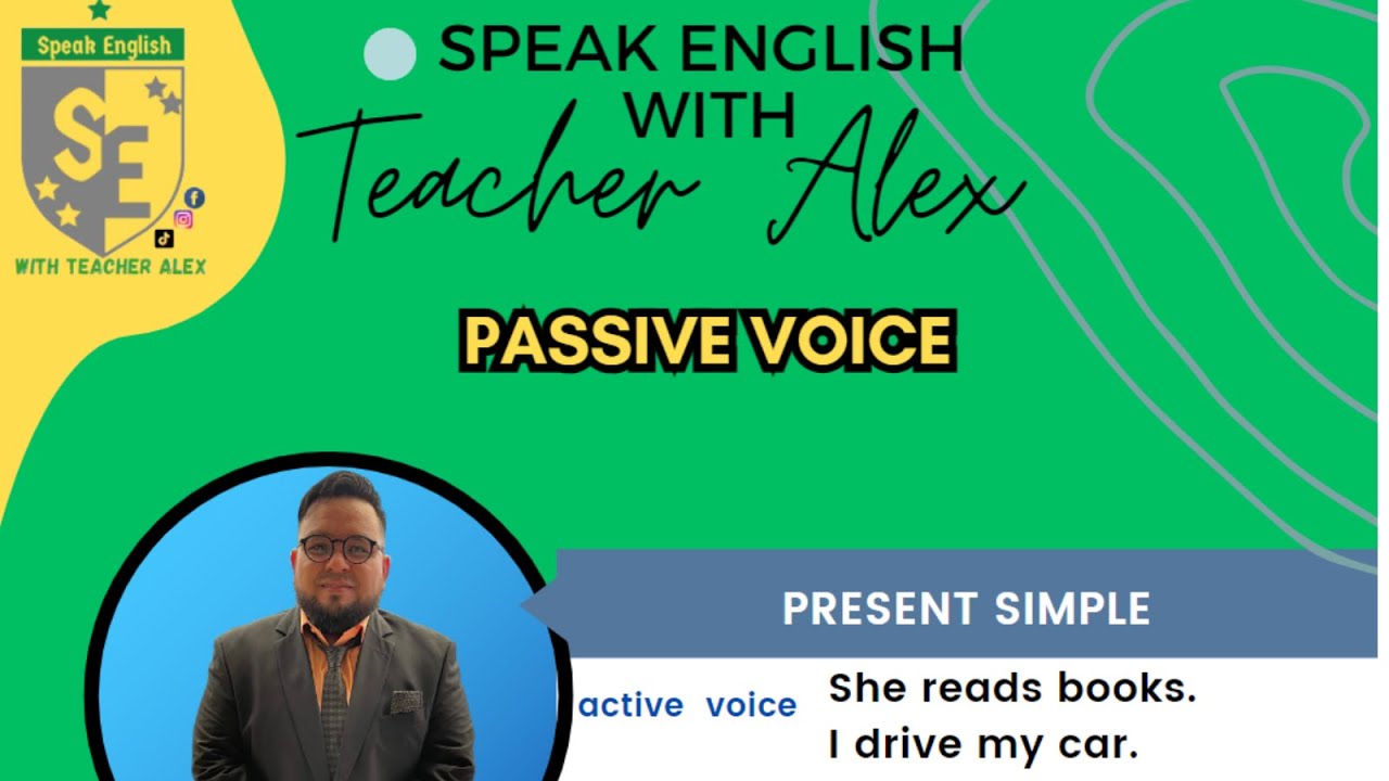 Passive voice ( Voz pasiva) - YouTube