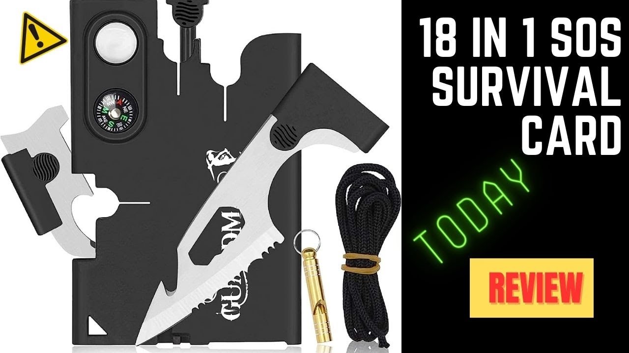 SURVIVE IN STYLE 😱 UNLEASHING THE POWER OF THE 18 IN 1 SOS SURVIVAL ...