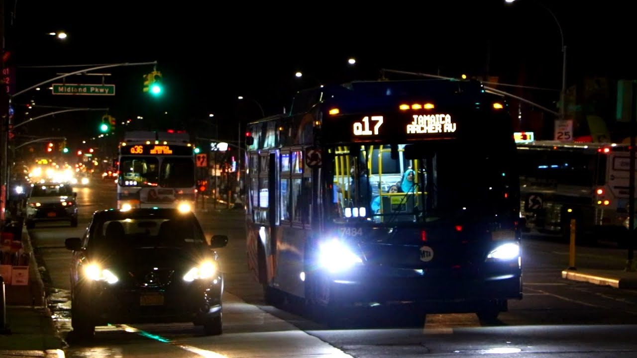 MTA New York City Bus 2017 New Flyer "Xcelsior" XD40 7484 On The Q17 ...