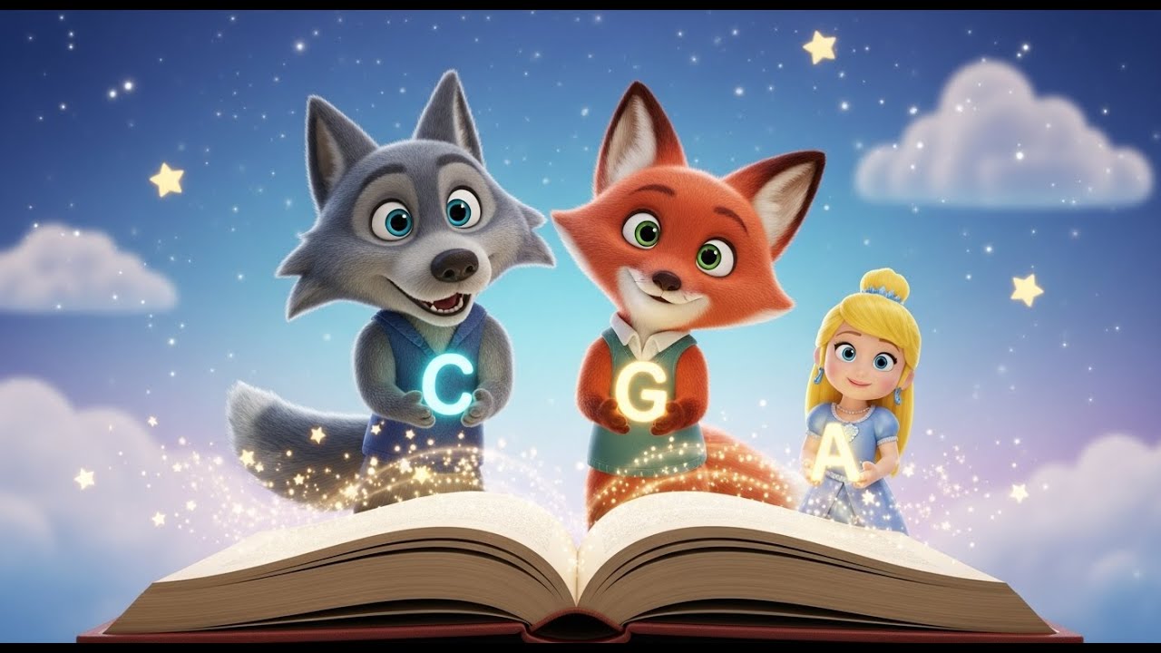 Learn A to Z with Storybook Characters | Fun Alphabet Song for Kids ...