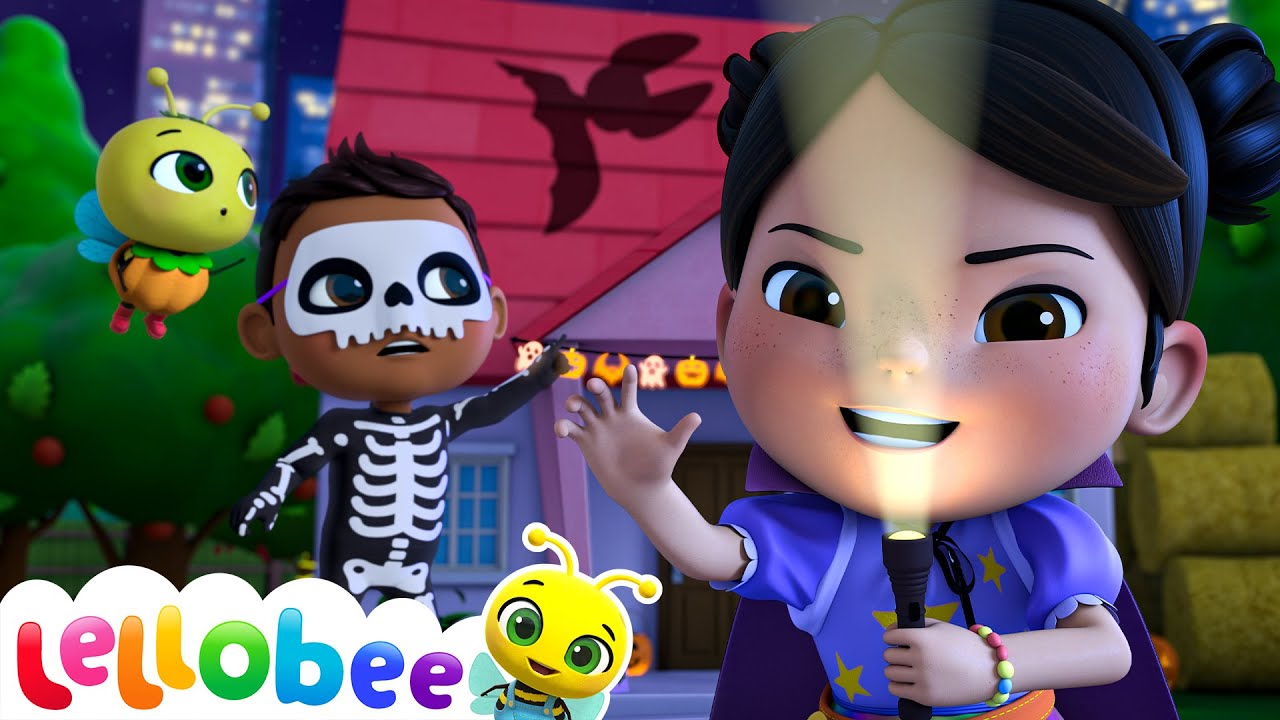 Halloween Mystery Monster 🍯 Lellobee Halloween Kids Songs! Sing and ...