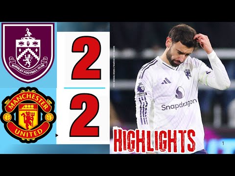 Burnley vs Manchester United 2-2 Highlights | All Goals | Premier League