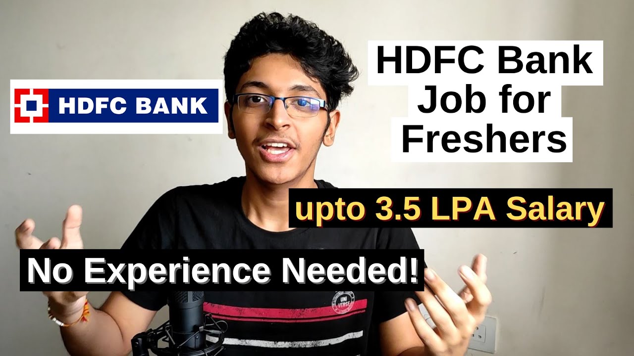 HDFC Bank Jobs for Freshers | Private Bank Jobs For IBPS 2020 Aspirants ...