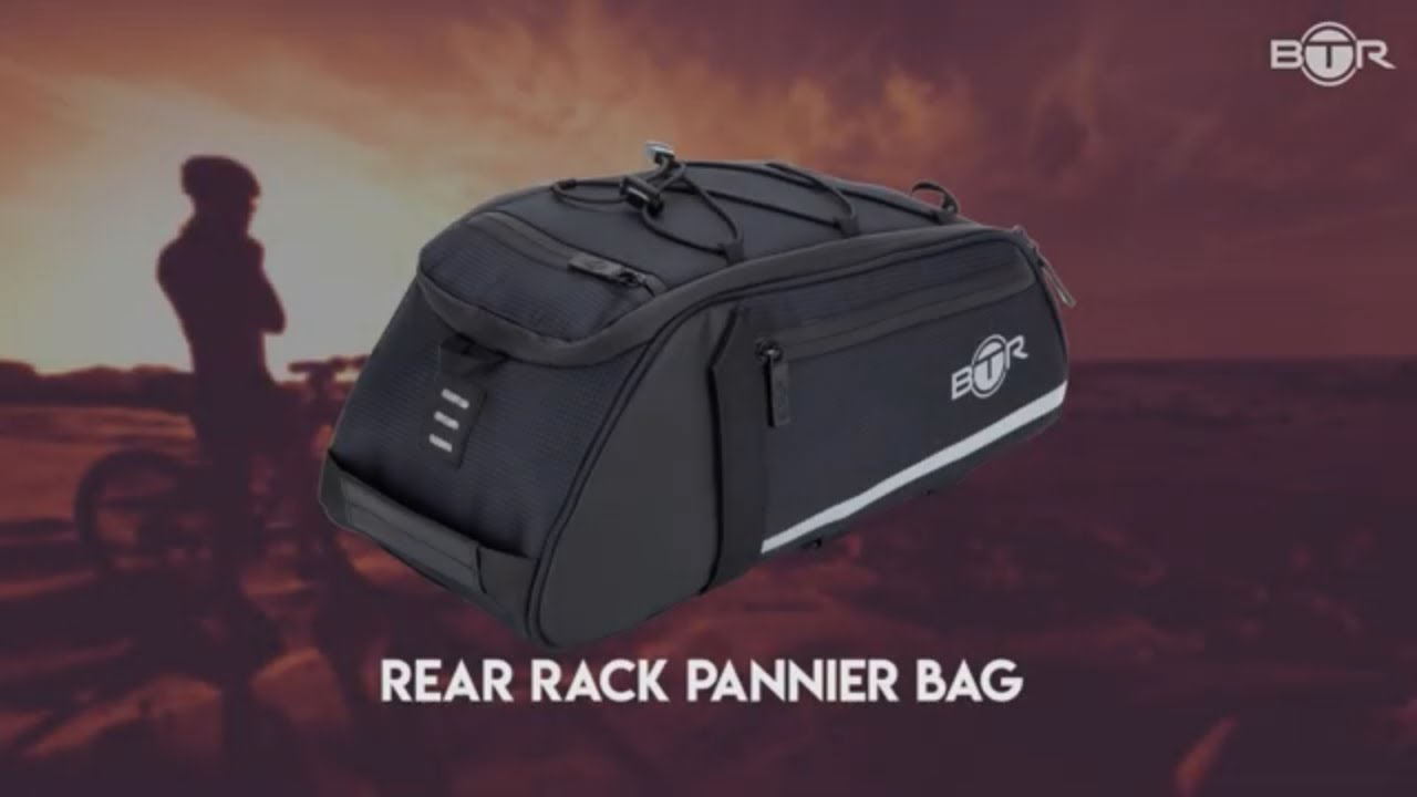 Rear Pannier Bike Bag - by BTR🚲🚲 - YouTube
