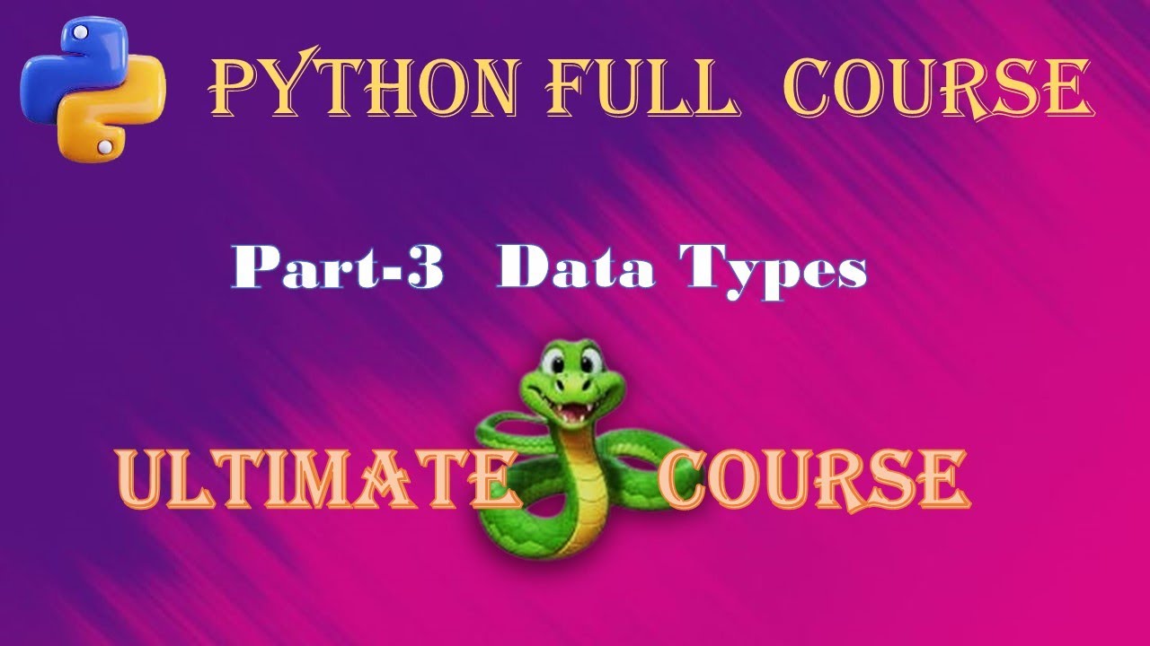 Python Data Types Python Full Python Course Python 4705