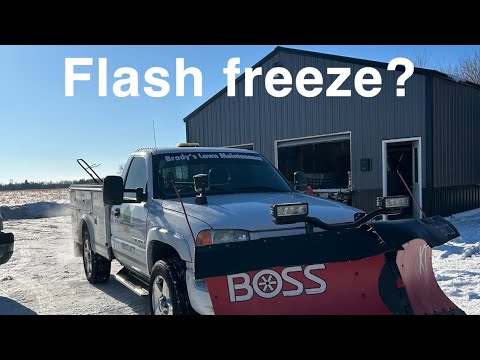Flash freeze hits at the worst time! - YouTube