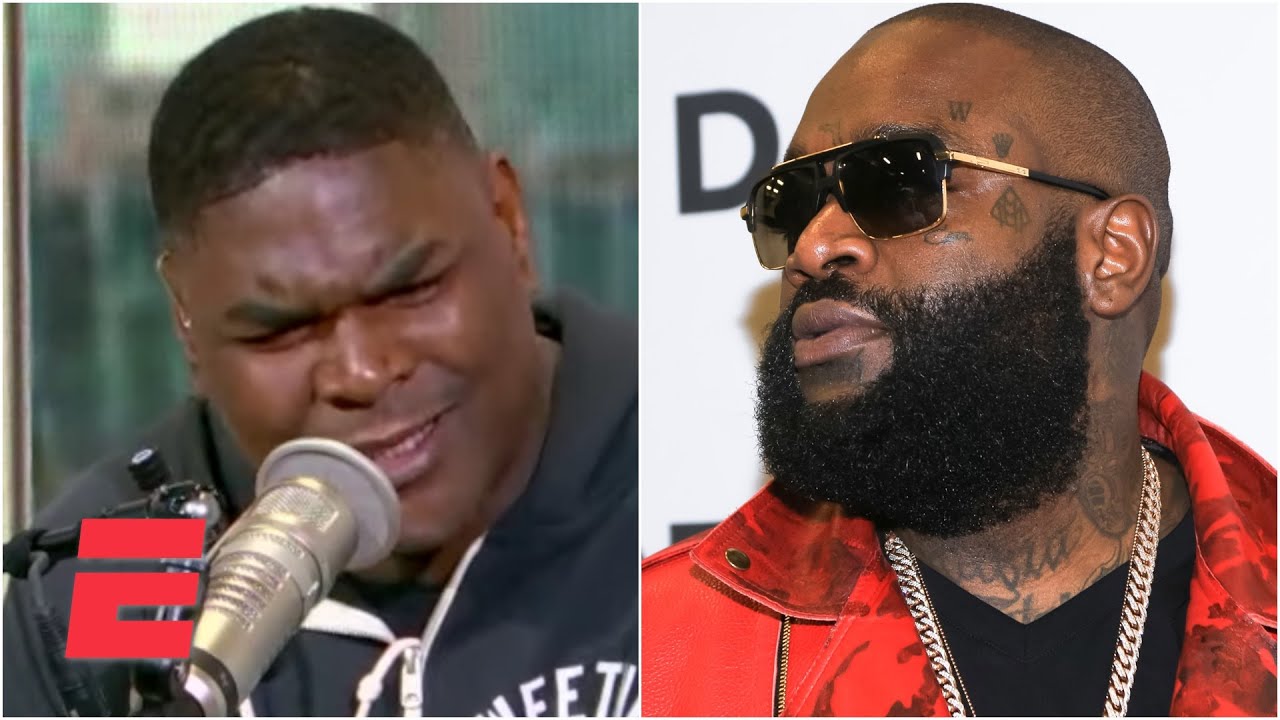 Heat fan Rick Ross takes on Lakers fan Keyshawn Johnson | KJZ - YouTube