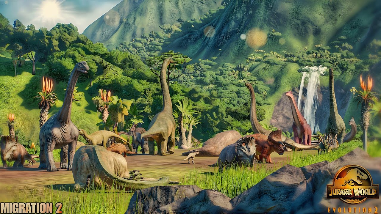 Dinossaur Migration - unexpected journey pt2 + Attack of the Carnivores, jurassic world ...