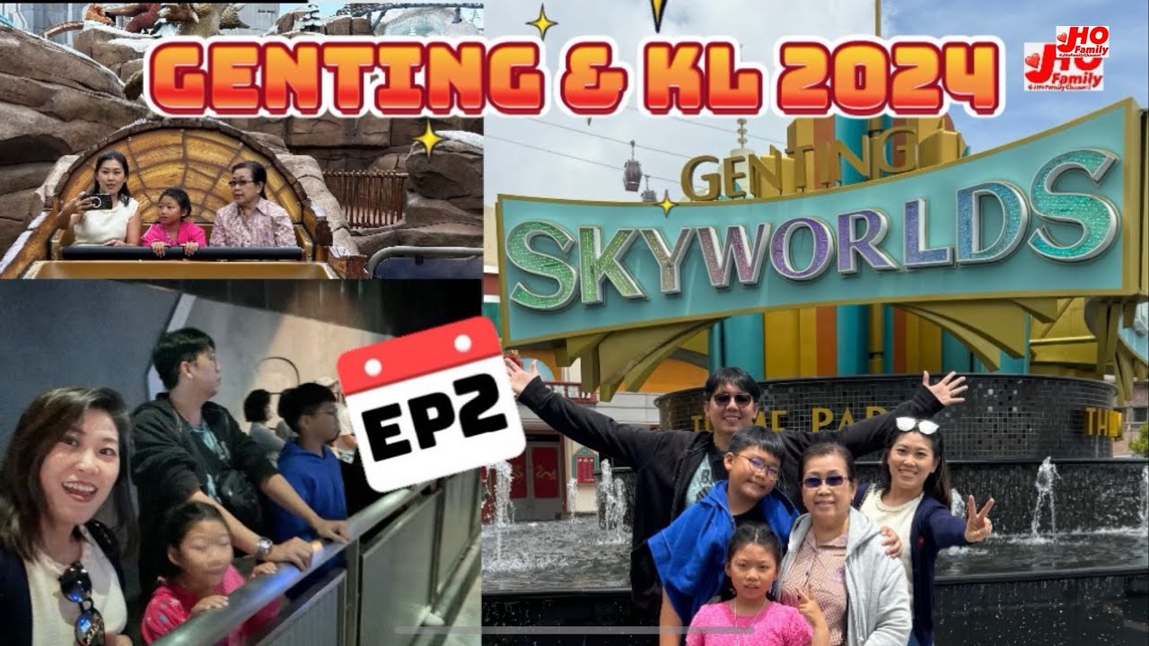 GENTING & KL 2024 EP2: Day2 - Genting Skyworld Theme Park , Dafu Congee 粥大福 , Beauty in the pot ...