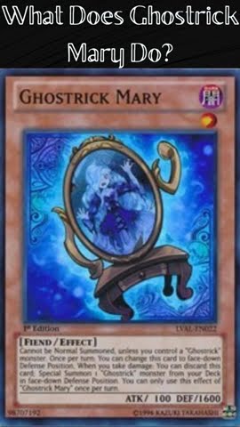 What Does Ghostrick Mary Do? (Yugioh Cards Explained for Easy Deck ...