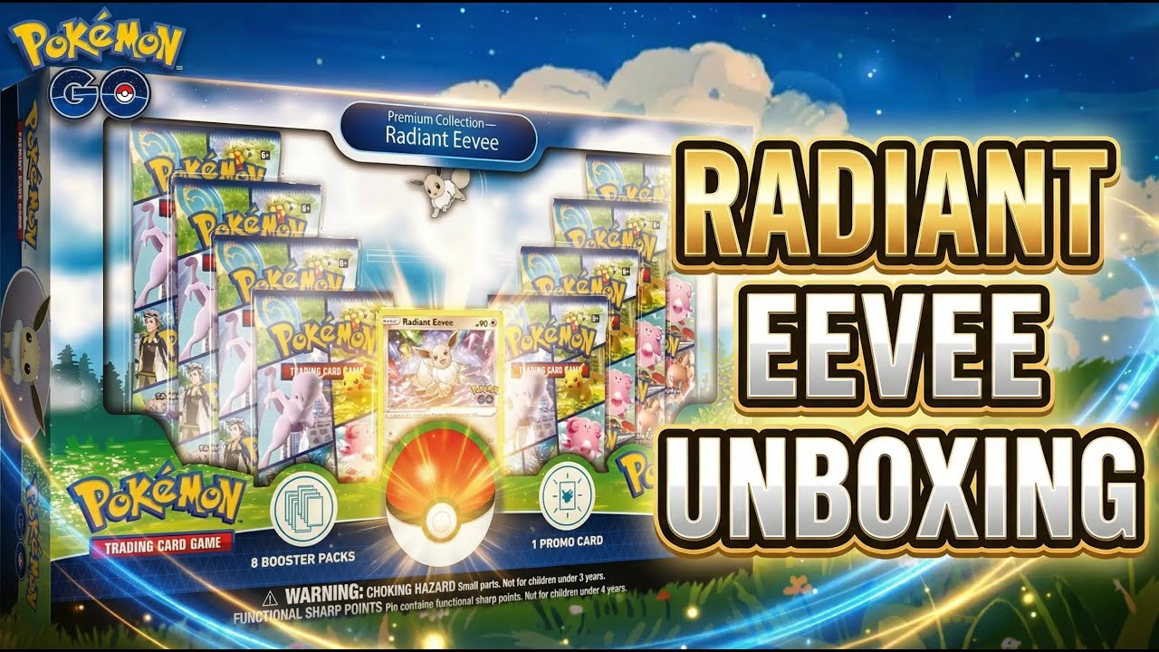 What's Inside the Radiant Eevee Premium Collection Box? Shiny Surprises ...