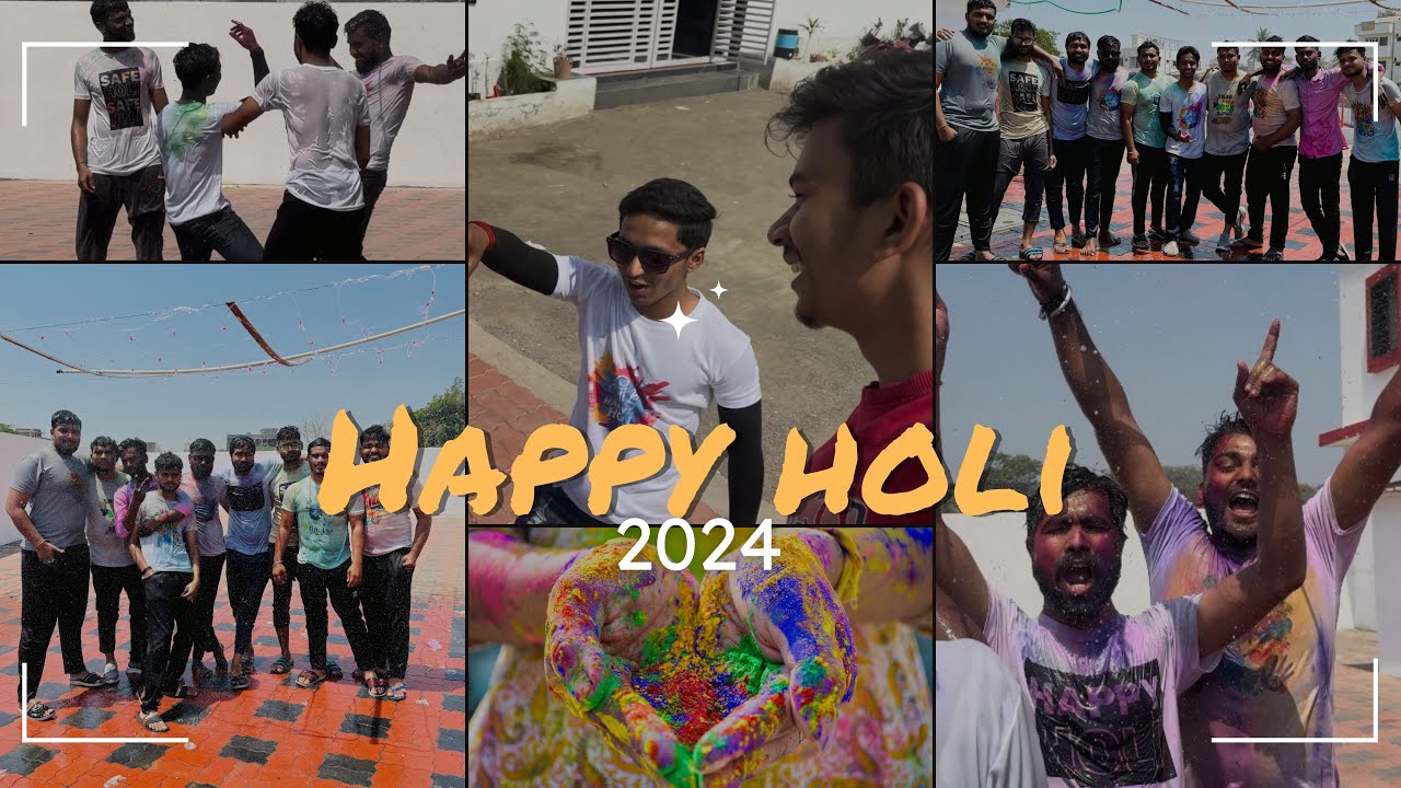 HOLI DHAMAAL WITH FRIENDS 👊🏻 - YouTube