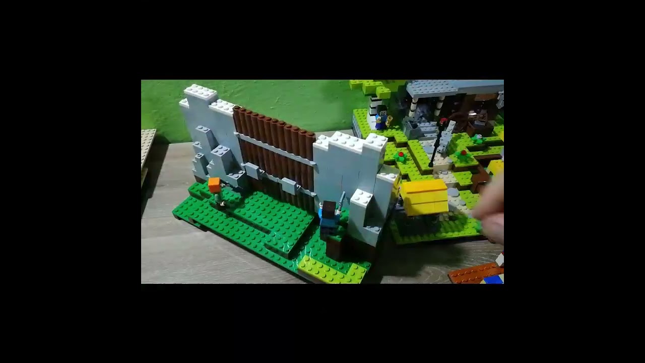 Lego Minecraft BIG SKELETON ATTACK the Village #shorts - YouTube