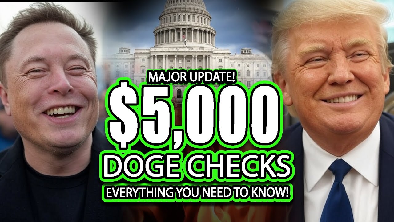 BREAKING: Trump & Musk to send $5,000 DOGE Stimulus Checks! Everything ...