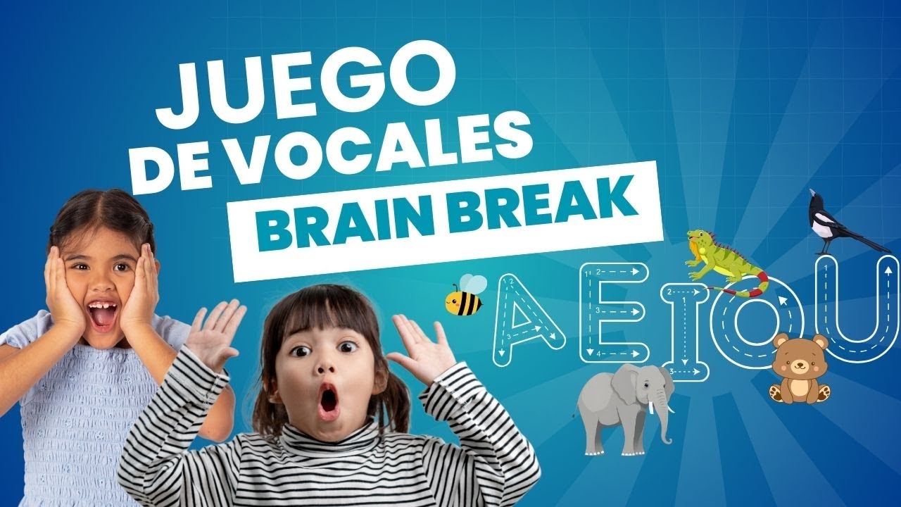 Brain Break Español/Spanish Brain Break: Juego de vocales - YouTube