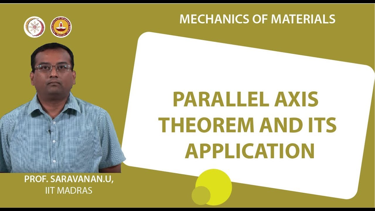 Parallel axis theorem and its application - YouTube