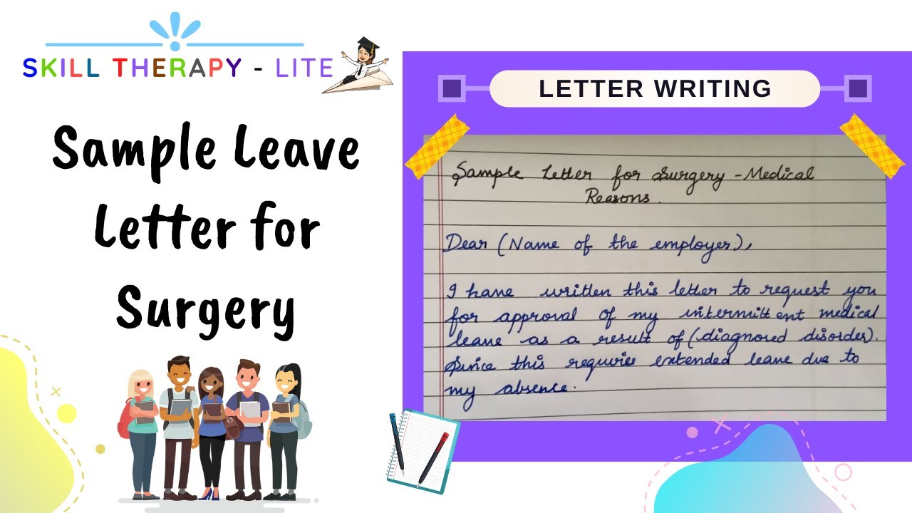 Sample Leave Letter for Surgery - Medical Reasons | Letter Writing ...