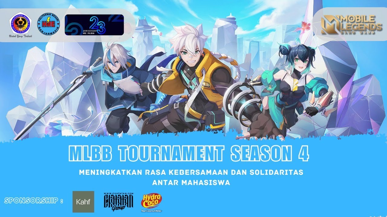 MLBB TOURNAMENT S4 2023 (E-CUP) | HME POLITEKNIK NEGERI BANJARMASIN - YouTube