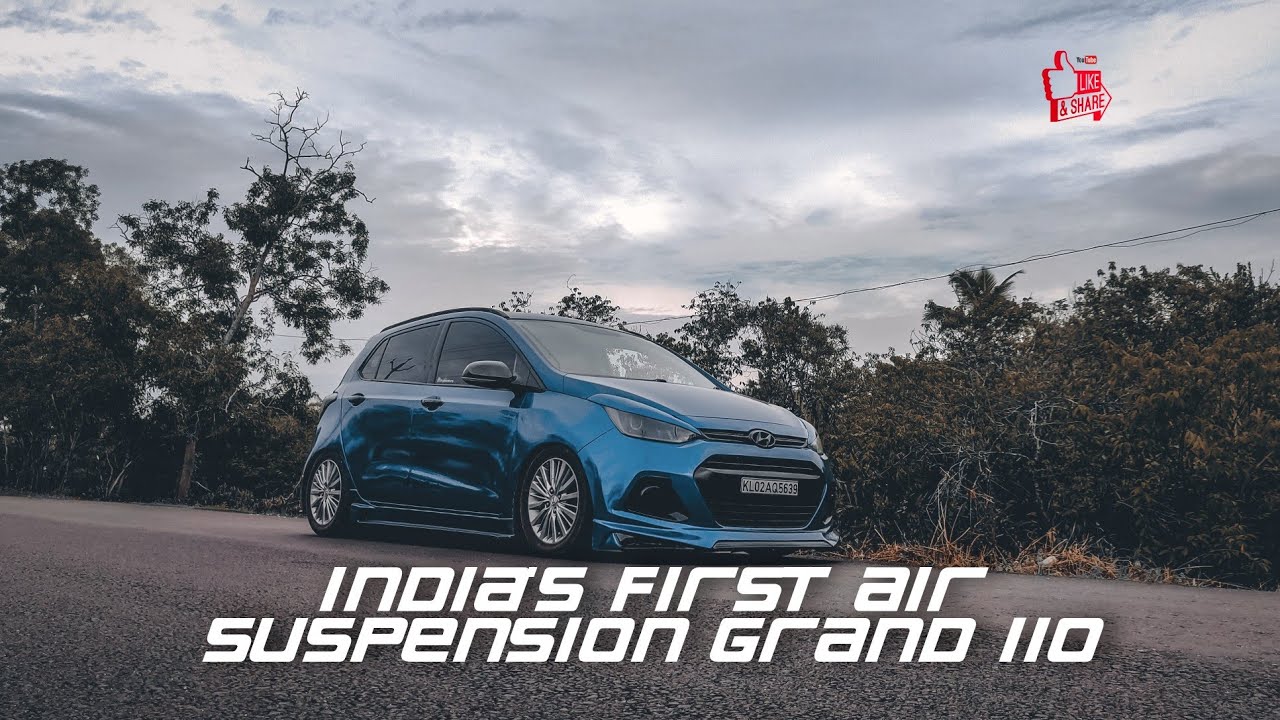 modified grand i10 first air suspension i10 in india | looseboy's ...