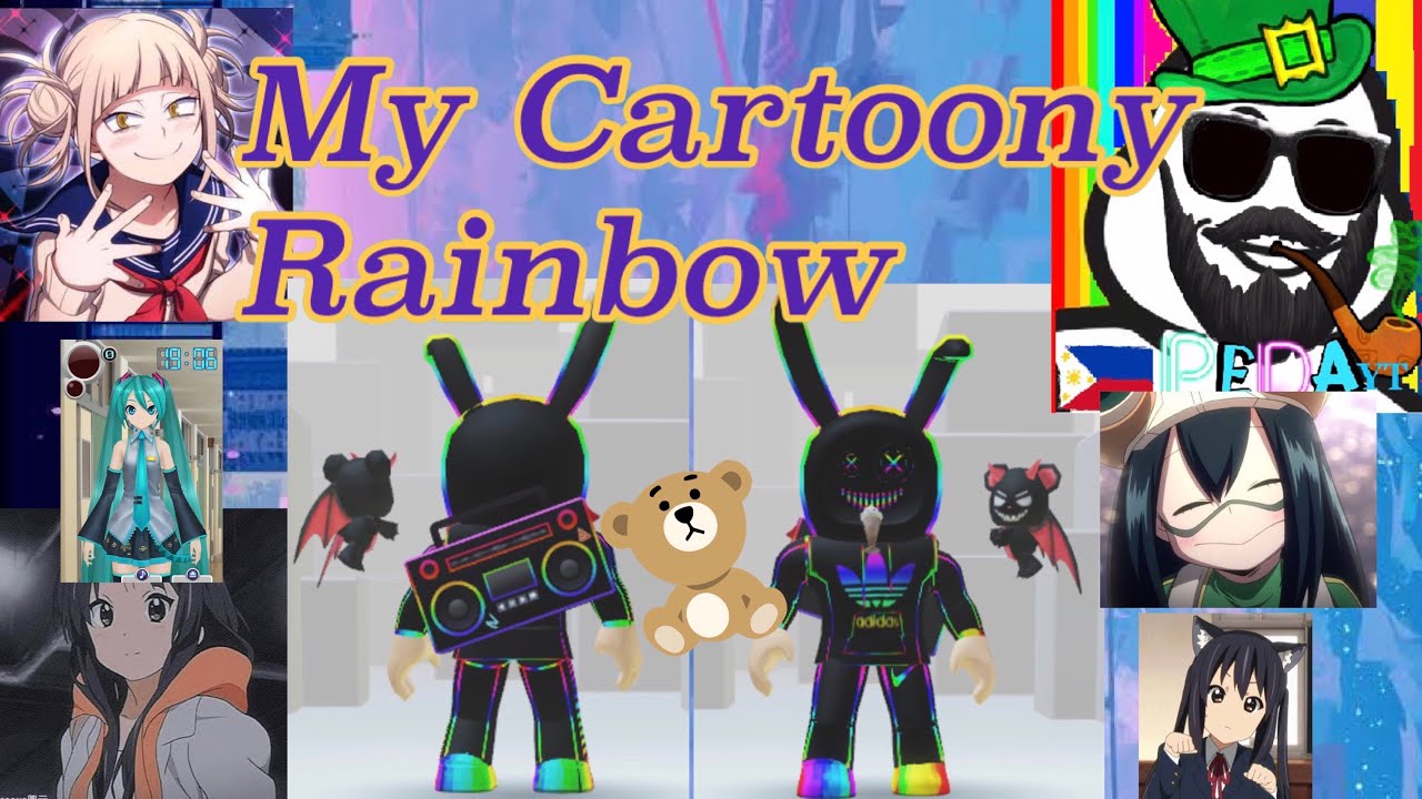 Roblox: New Cartoony Rainbow Avatar - YouTube