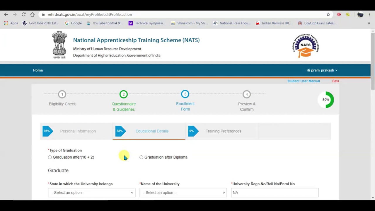 HOW TO NATS APPLY.National Apprenticeship Training Scheme (NATS) - YouTube