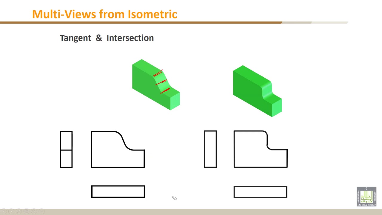 Engineering Drawing - 1 | C4-L3 | Multi-Views from Isometric (Cont ...