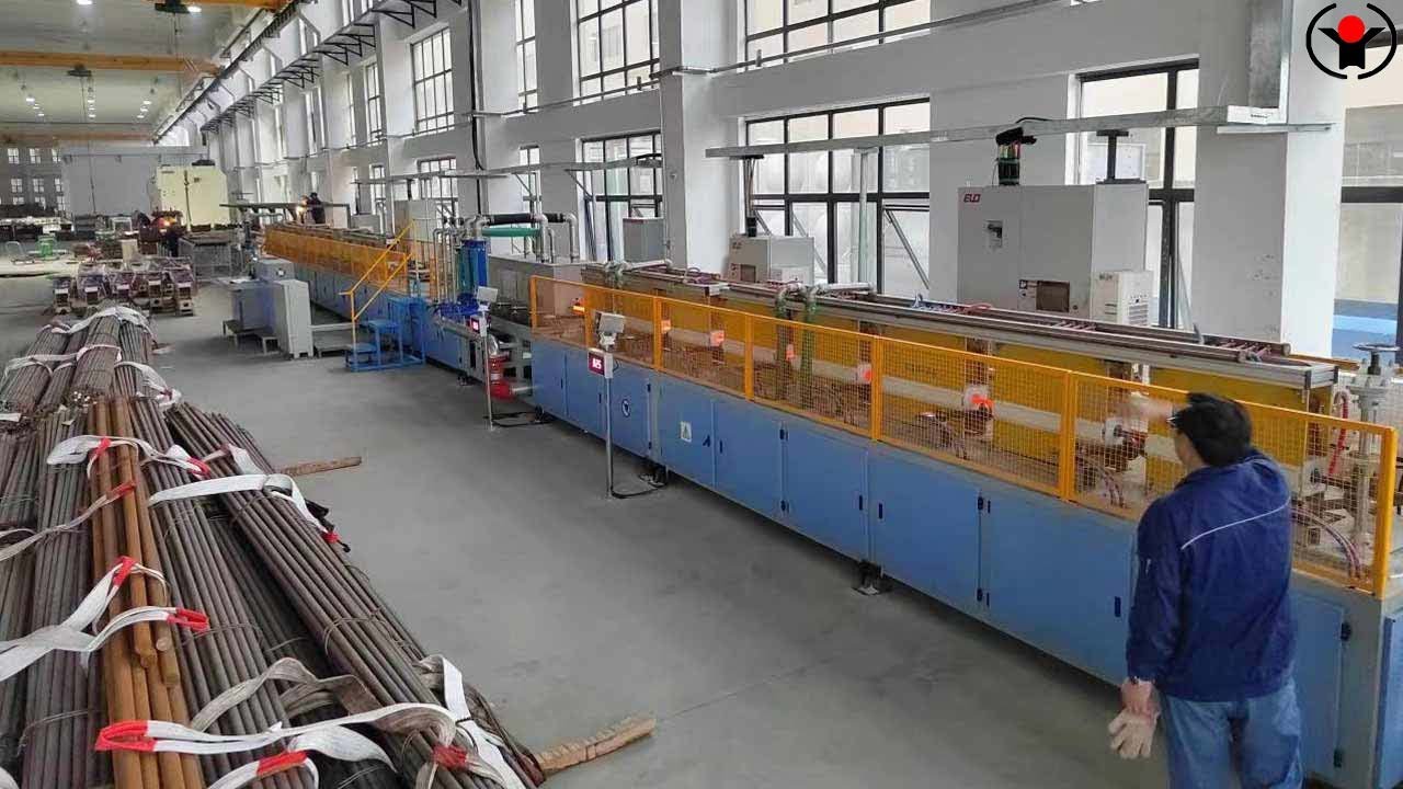 FOREVER® Long Bar Induction Heat Treatment Machine - YouTube