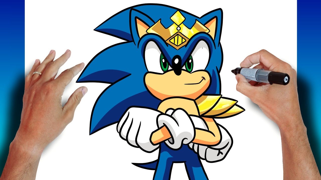 como DESENHAR o SONIC - how to draw sonic - YouTube