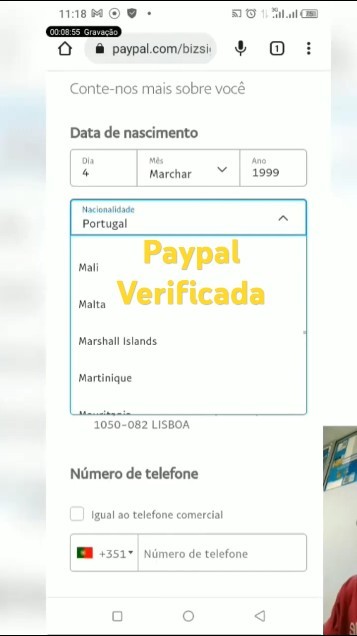 Criar Conta PayPal Verificada ( Angola ) Parte2 - YouTube
