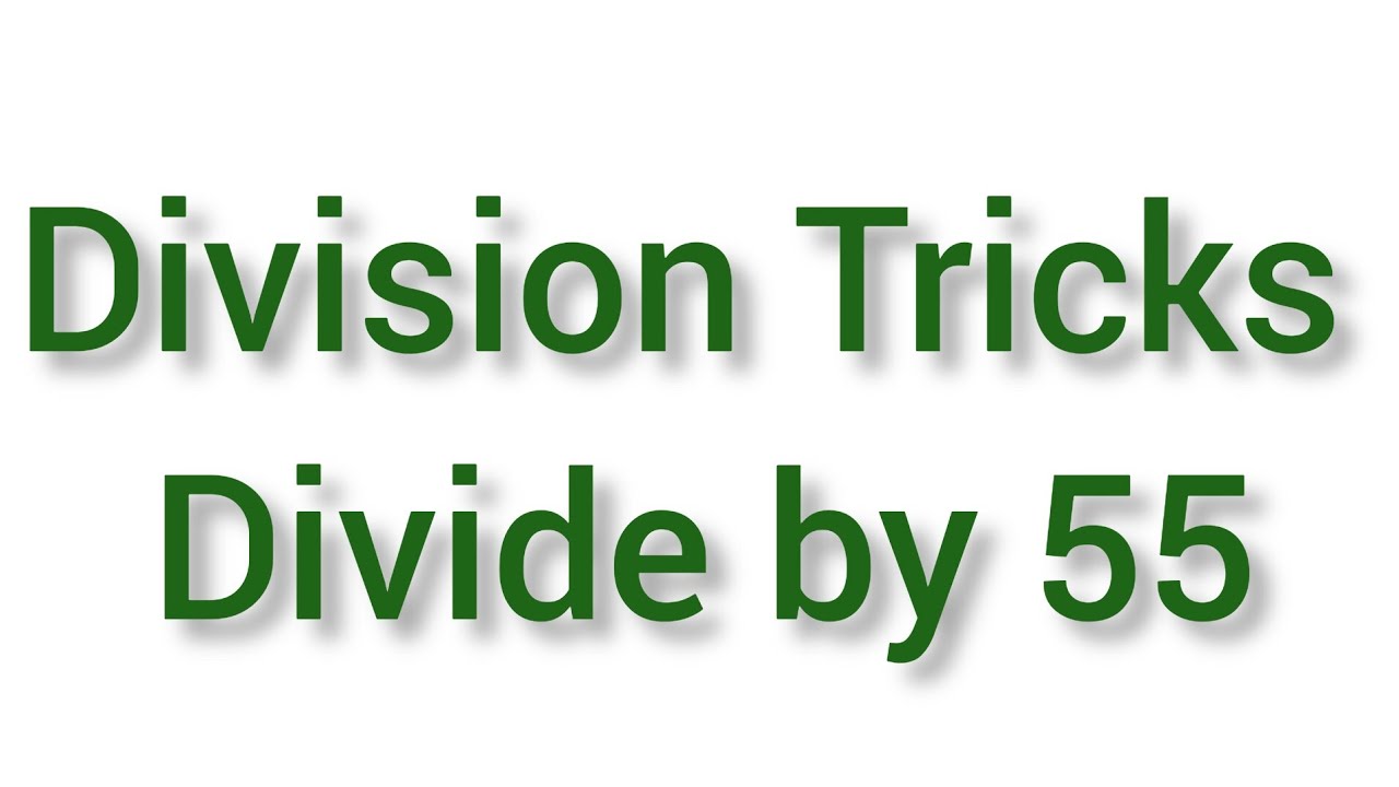 Division Tricks | Two digit number divide by 55| @pranavshortsmaths88 ...