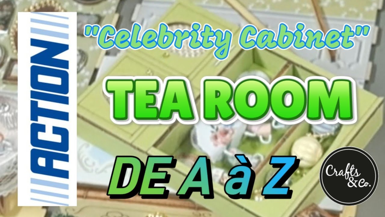 🥰MINIATURE ACTION 🤗 "TEA ROOM" CRAFTS & CO 😉 DE A à Z 🥰 #miniature # ...