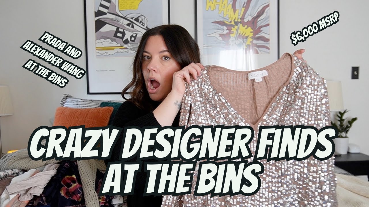 Starting the New Year Off Right with Crazy Designer Finds at the Bins! 36 Pieces, Over $1000 ...